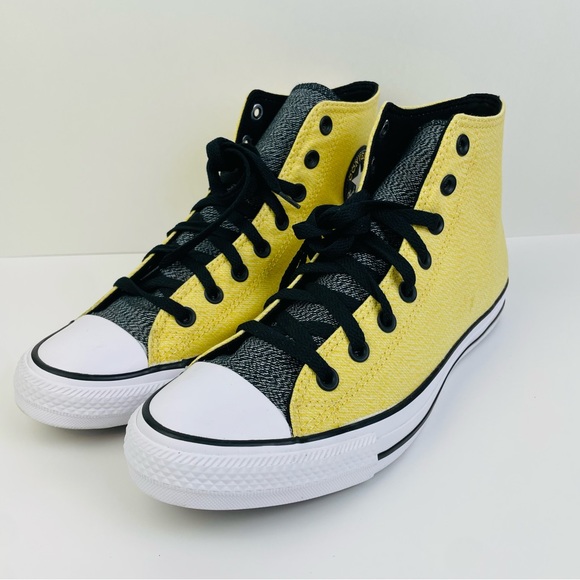 Converse | Shoes | Converse Ctas Hi Top Bold Citron Canvas Sneakers ...